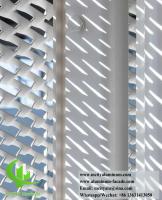 China 3mm Thickness Powder Coated Expanded Aluminum Mesh for Building Decoration for sale