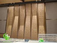 China Perforated Aluminum Sheet for Wall Cladding with 3003 Aluminum Alloy, Powder Coated, and Custom RAL Colors for sale