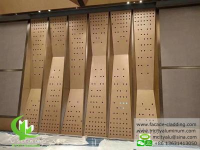 China Perforated Aluminum Sheet for Wall Cladding with 3003 Aluminum Alloy, Powder Coated, and Custom RAL Colors for sale