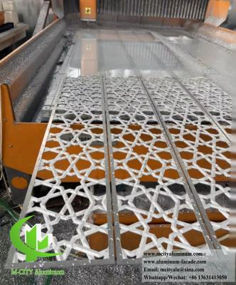 China Customizable Perforation Patterns Aluminum Screen with PVDF Coating for Light & Shadow Control for sale