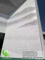 China Custom Design Perforated Aluminum Facade Panel with 0.5mm-12mm Thickness and Burr-Free Edges for sale