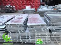 China 3mm Powder Coated Aluminum Facade Panel with Customizable Patterns for Exterior Metal Cladding for sale