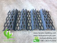 China Powder Coated Perforated Aluminum Sheet Solid Panel with Fluorocarbon Coating in 1000x2000mm for Facade Cladding for sale