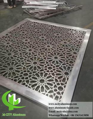 China Powder Coated Laser Cut Aluminum Panel with Customized Size and Aluminum 3003 for Fence Wall Decoration for sale