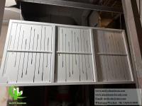 China 3mm Thickness Powder Coated Aluminum Lattice Panel with Custom RAL Colors for Facade and Fence Applications for sale