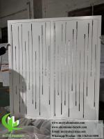 China Powder Coated Aluminum Lattice Fence Panel with Custom Size and Laser Cut Design for Exterior Use for sale