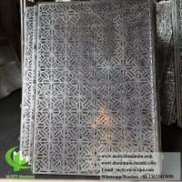 China 3mm Thickness Powder Coated Perforated Aluminum Facade with Customizable Patterns for Architectural Screen Panel for sale