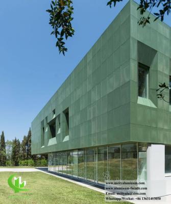China 3003 Aluminum Alloy Powder Coated Custom Aluminum Facade Panel with Customized Size for sale