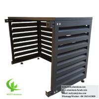 China Powder Coated 3mm Thickness Perforated Aluminium Air Conditioner Cover for Outdoor AC Units for sale