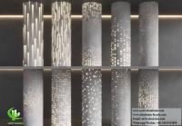 China Customized Size Powder Coated Perforated Architectural Aluminium Columns for Facades & Exterior Structures for sale