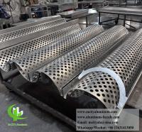 China Customized Size Perforated Curved Aluminum Panel with Powder Coated 3003 Alloy for Facade and Ceiling for sale