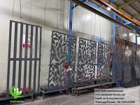 China 2.5mm PVDF Coated Laser-Cut Aluminum Facade Panels for Coastal-Grade AC Enclosures for sale