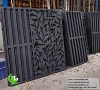 China 2.5mm PVDF Coated Laser-Cut Aluminum Facade Panels for Coastal-Grade AC Enclosures for sale