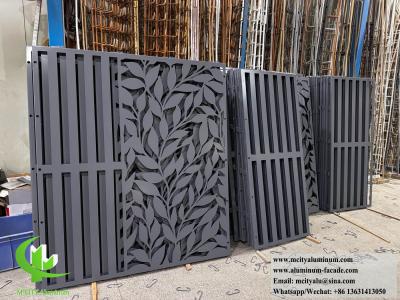 China 2.5mm PVDF Coated Laser-Cut Aluminum Facade Panels for Coastal-Grade AC Enclosures for sale