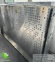 China Custom Perforated Backlit Aluminum Ceiling System with Integrated LED Housing and CNC Laser-Cut Patterns for sale