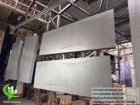 China Custom Gradient Perforated Aluminum Facade Cladding & Screen Panels for sale