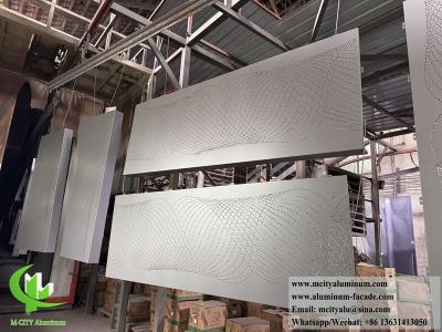 China Custom Gradient Perforated Aluminum Facade Cladding & Screen Panels for sale