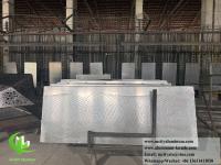 China Custom Gradient Perforated Aluminum Facade Cladding & Screen Panels for sale