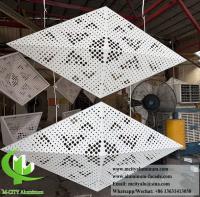 China Elevate Architecture with 3D Diamond & Prismatic Perforated Aluminum Facade Panels for sale