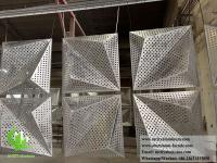 China 3D Perforated Architectural Aluminum Facade Panels | Custom Metal Cladding Systems for sale