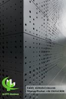 China Laser Cut Aluminum Facade Perforated Sheet with Powder Coated Finish and Customizable RAL Colors for Building Cladding for sale