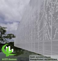 China Powder Coated and PVDF Paint Perforated Aluminum Panel with Customizable Patterns for Facade Cladding for sale