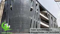 China 3mm Powder Coated Perforated Aluminum Facade Panel with Customizable RAL Colors for Wall Cladding for sale