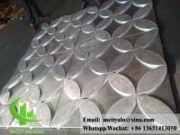 China Customized design architectural aluminum panel perforated facade cladding powder coated 1000x2000mm for sale