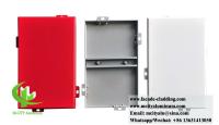 China 2mm Thickness Powder Coated Aluminum Perforated Sheet for Facade Cladding with Customizable Patterns for sale