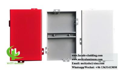 China 2mm Thickness Powder Coated Aluminum Perforated Sheet for Facade Cladding with Customizable Patterns for sale