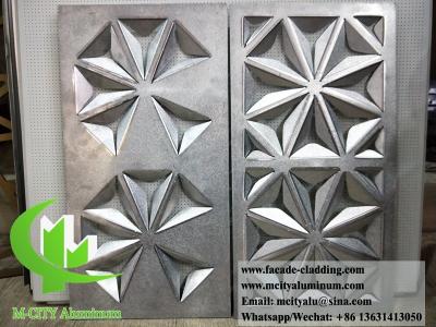China Powder Coated Perforated Aluminum Facade Panel with Custom RAL Colors and 1.5mm to 10mm Thickness for sale