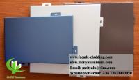China Powder Coated 3mm Thickness Weather Proof Aluminum Facade Panel for Solid Aluminum Cladding for sale