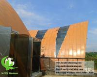 China Curved Aluminum Panel with Powder Coated Surface and Custom RAL Colors for Roof Cladding in 1000x2000mm Size for sale