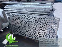 China Flower Design Perforated Aluminum Panel for Hospital Facade with Customized Size and Powder Coated Finish for sale