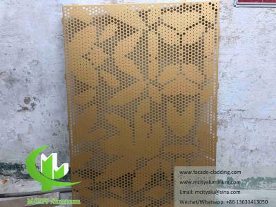 China Powder Coated Perforated Aluminum Facade Panel with Custom RAL Colors and 1000x2400mm Standard Size for Architectural Cladding for sale