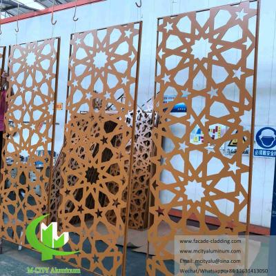 China Powder Coated Aluminum Facade Panel with Customizable RAL Colors and 3mm Thickness for Laser Cut Screen Decorative Metal Cladding for sale