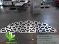 China Powder Coated 3mm Laser Cut Metal Sheet for Architectural Aluminum Facade Cladding in Customizable RAL Colors for sale