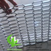 China Powder Coated Aluminum Expanded Mesh Architectural Screen Panel with Customizable Size and RAL Color Options for sale