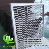 China Powder Coated Aluminum Expanded Mesh Architectural Screen Panel with 3mm Thickness for Customizable Exterior Facade for sale