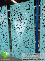 China 3mm Powder Coated Perforated Aluminum Facade Cladding with Customizable Designs for Architectural Projects for sale