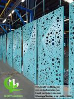 China 3D Shape Customized Perforated Aluminum Panel for Hotel Facade with Powder Coated Surface for sale