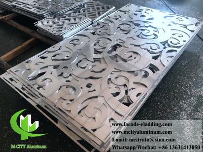 China Powder Coated Laser Cut Aluminum Panel with Custom RAL Colors and 3mm Thickness for Architectural Aluminum Facade for sale