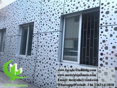 China Powder Coated Anti-Rust Aluminum Facade Cladding with Customizable Patterns for Wall Design for sale