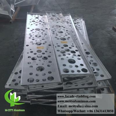 China Laser Cut Powder Coated Aluminum Facade Cladding with Customizable RAL Colors for Architectural Projects for sale