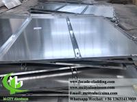 China Powder Coated Solid Aluminum Cladding Panel 1200x2400mm with Perforated Design for Facade and Wall Cladding for sale