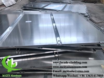 China Powder Coated Solid Aluminum Cladding Panel 1200x2400mm with Perforated Design for Facade and Wall Cladding for sale
