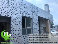 China Powder Coated Perforated Aluminum Panel for Facade Cladding with Customizable RAL Colors and 1.5mm to 10mm Thickness for sale