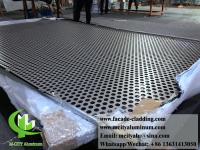 China Perforated Aluminum Panel and Facade Cladding in 3003 Alloy with Powder Coated Finish and Customizable Patterns for sale