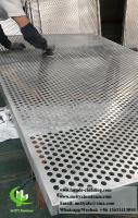 China Powder Coated Perforated Aluminum Facade Panel with Customizable Patterns and 3mm Thickness for Building Cladding for sale