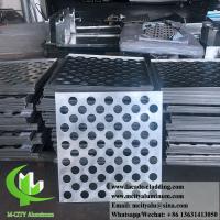 China Powder Coated Perforated Aluminum Facade Panel with Customizable Patterns and 3mm Thickness for Wall Cladding for sale